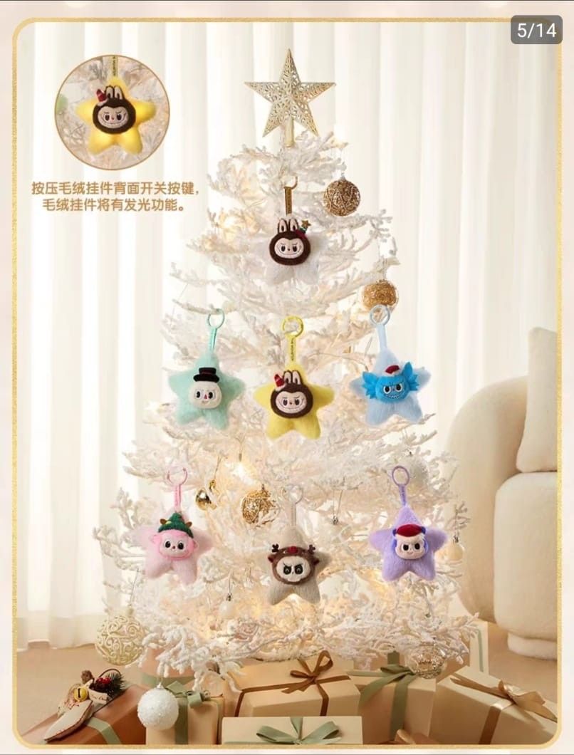Keychain Popmart Labubu, The Monsters labubu classic series, Sparkly ...