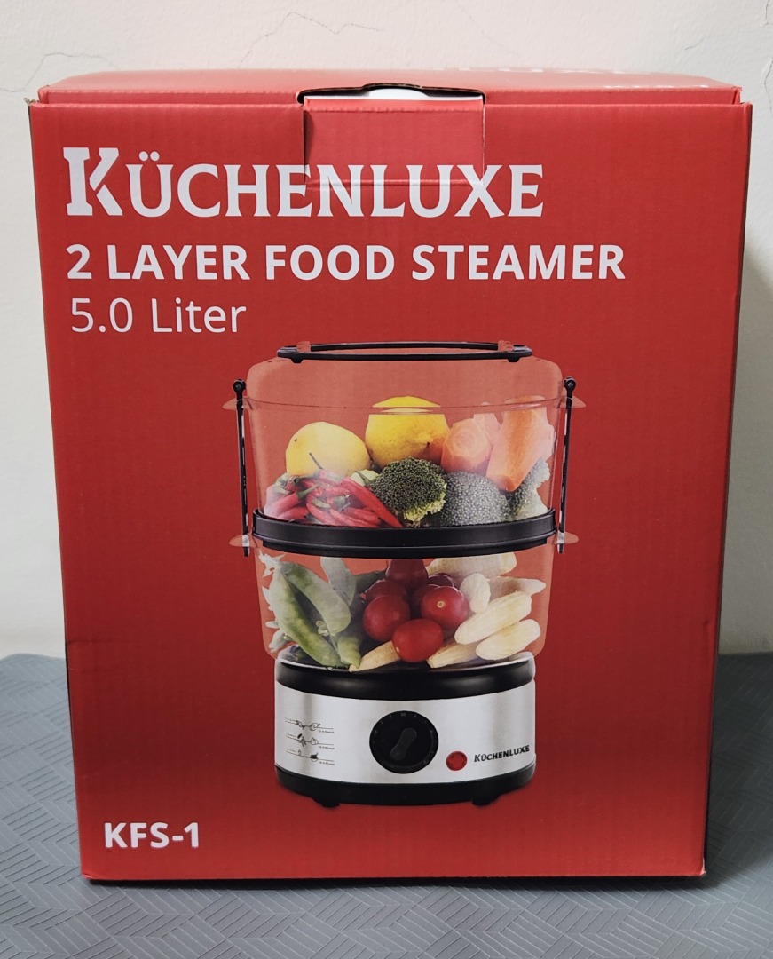 Kuchenluxe 2 Layer Food Steamer 5L, TV & Home Appliances, Kitchen ...