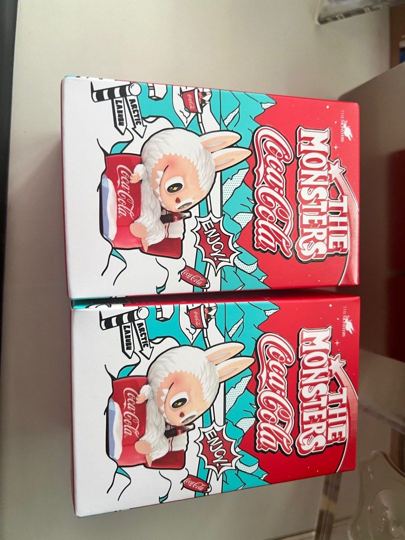 Labubu coca cola figures 100% Authentic, Hobbies & Toys, Toys & Games ...
