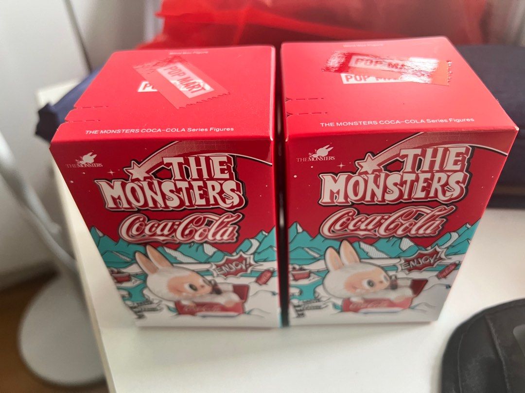 Labubu coca cola figures 100% Authentic, Hobbies & Toys, Toys & Games ...