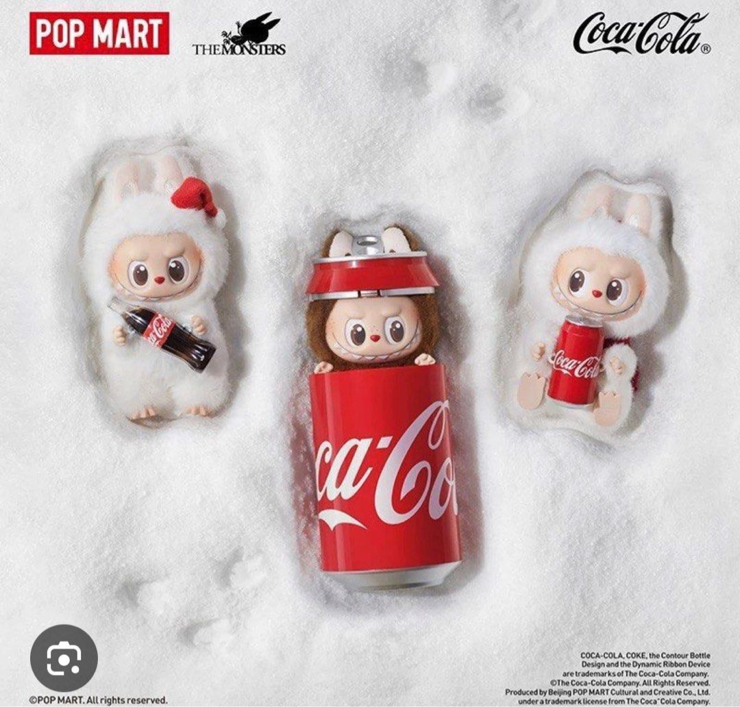 Labubu x Coca Cola Coke Series Vinyl Face Plush Pendant Happy Factor ...