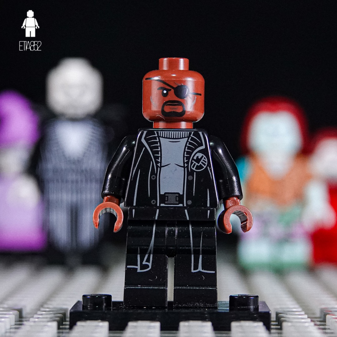 Lego 人仔 Nick Fury(Marvel/sh0585a/76130/Far From Home), 興趣及遊戲, 玩具 & 遊戲類 ...