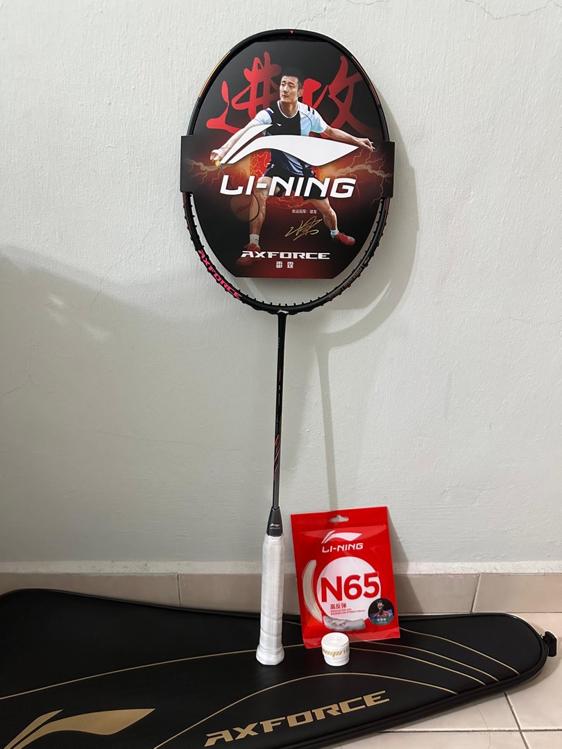 Li Ning Axforce 80 4UG6, Sports Equipment, Sports & Games, Racket ...