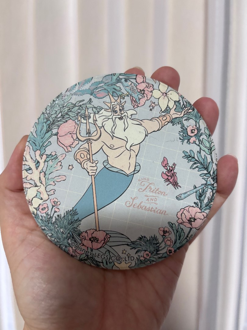 Little Mermaid ceramic coaster - Triton and Sebastian, Furniture & Home ...