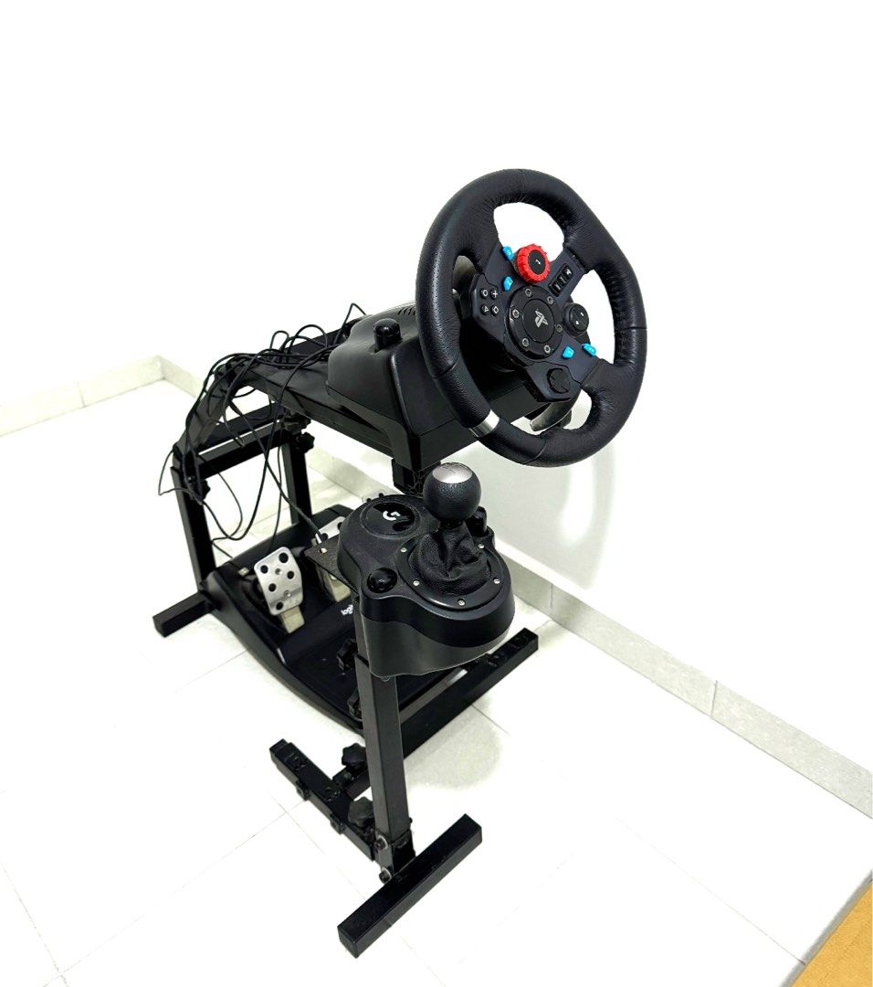 Logitech G29 Full Set with shifter and racing rig, Video Gaming, Gaming ...
