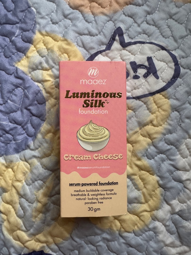 Maez Luminous Silk Foundation (cream cheese), Beauty & Personal Care ...