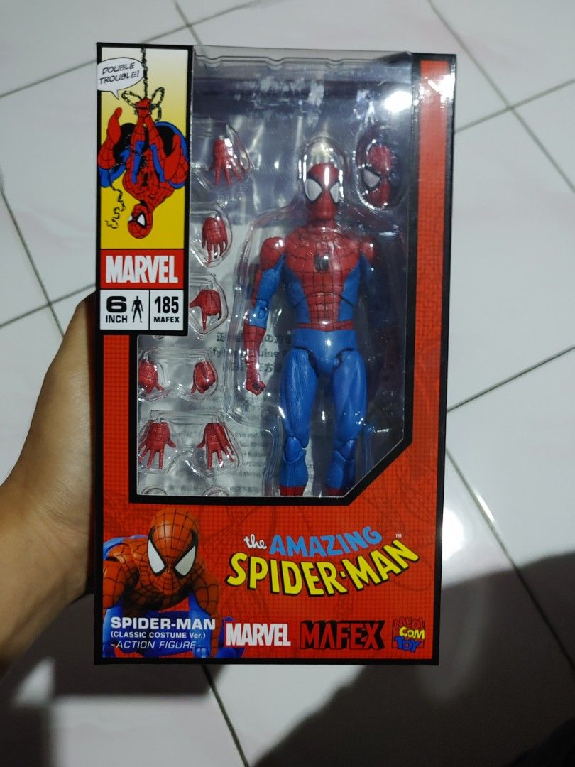 Mafex Comic Spiderman, Hobbies & Toys, Toys & Games on Carousell