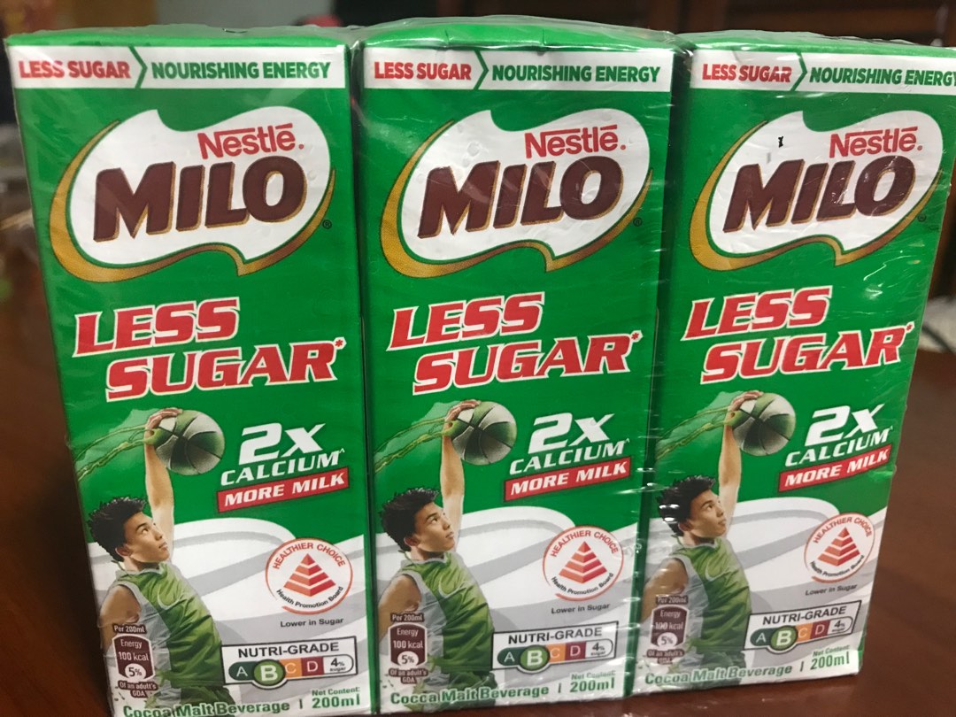 MILO Less Sugar 6 packet, Food & Drinks, Beverages on Carousell