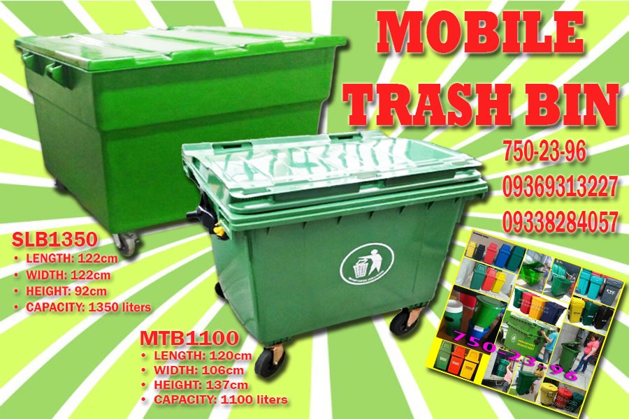 mobile trash bin rolling bin large heavy duty, Everything Else, Looking ...
