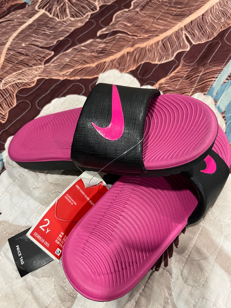 ORIGINAL NIKE KAWA SLIDE SELIPAR, Women's Fashion, Footwear, Flipflops ...