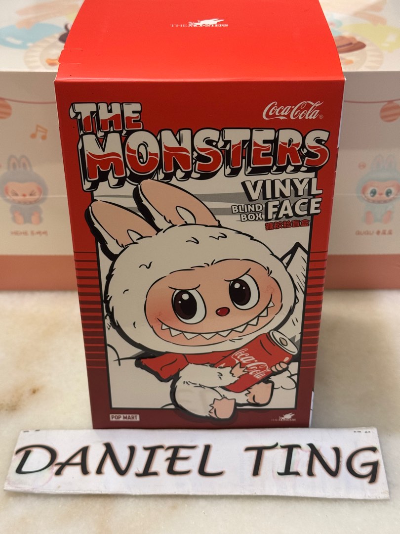 Original Sealed Coca Cola Labubu Vinyl Plush Pendant (SEALED), Hobbies ...