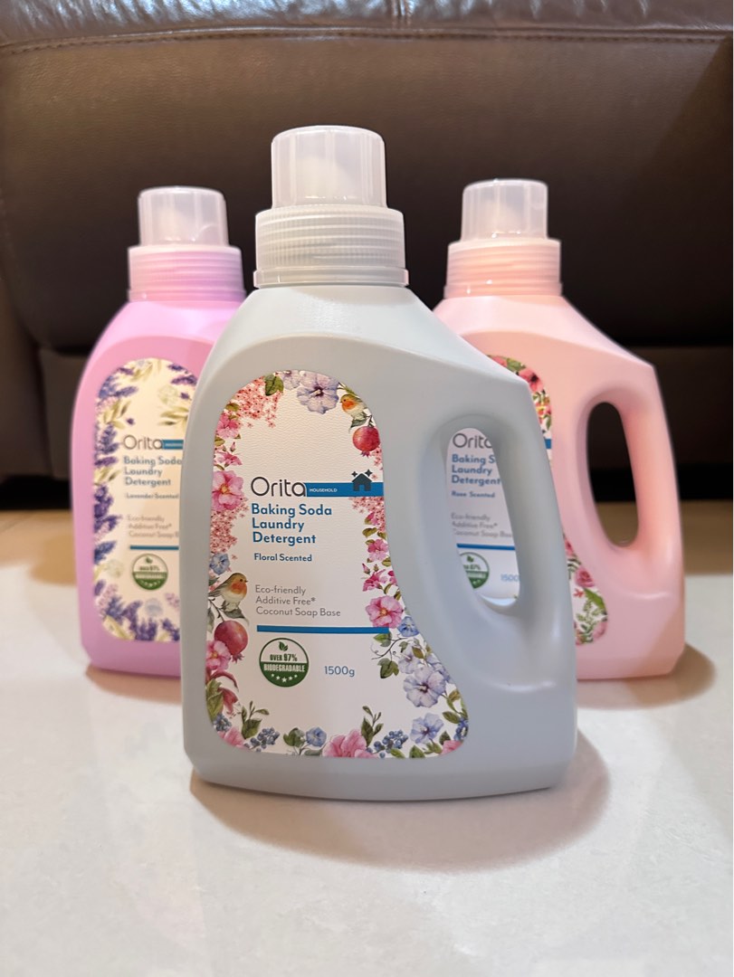 Orita Baking Soda Laundry Detergent 1500g, Furniture & Home Living ...