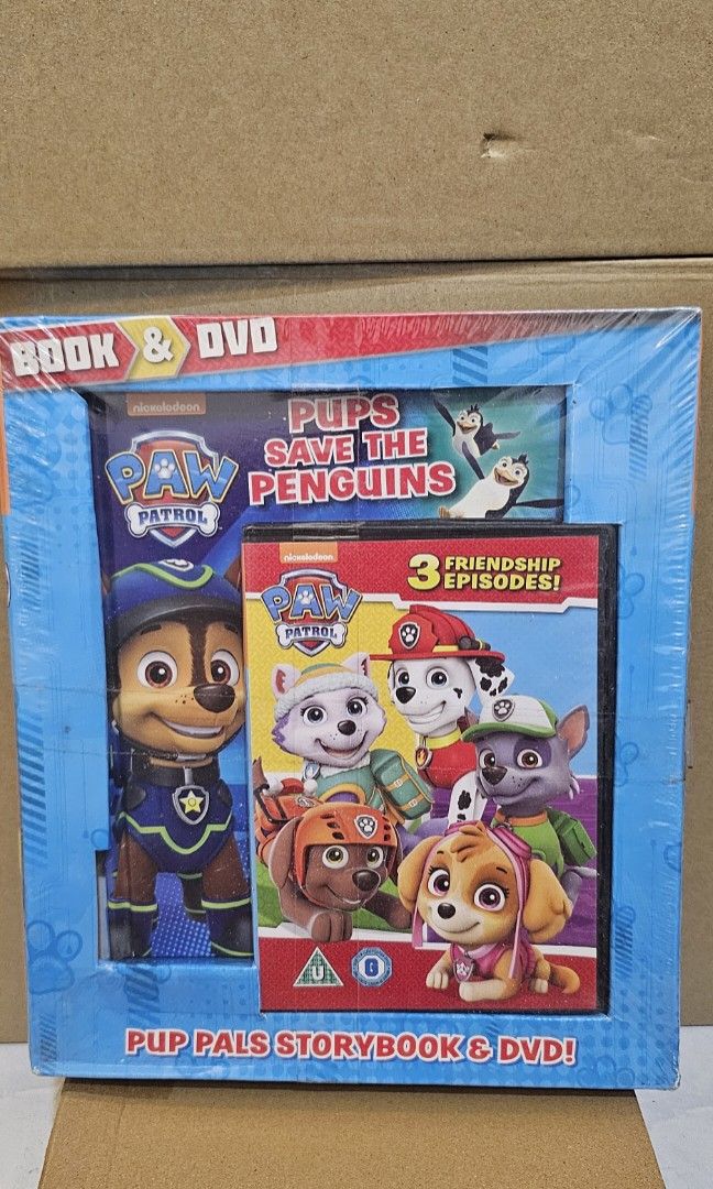 Paw Patrol Dvd & story Book set, Hobbies & Toys, Music & Media, CDs ...