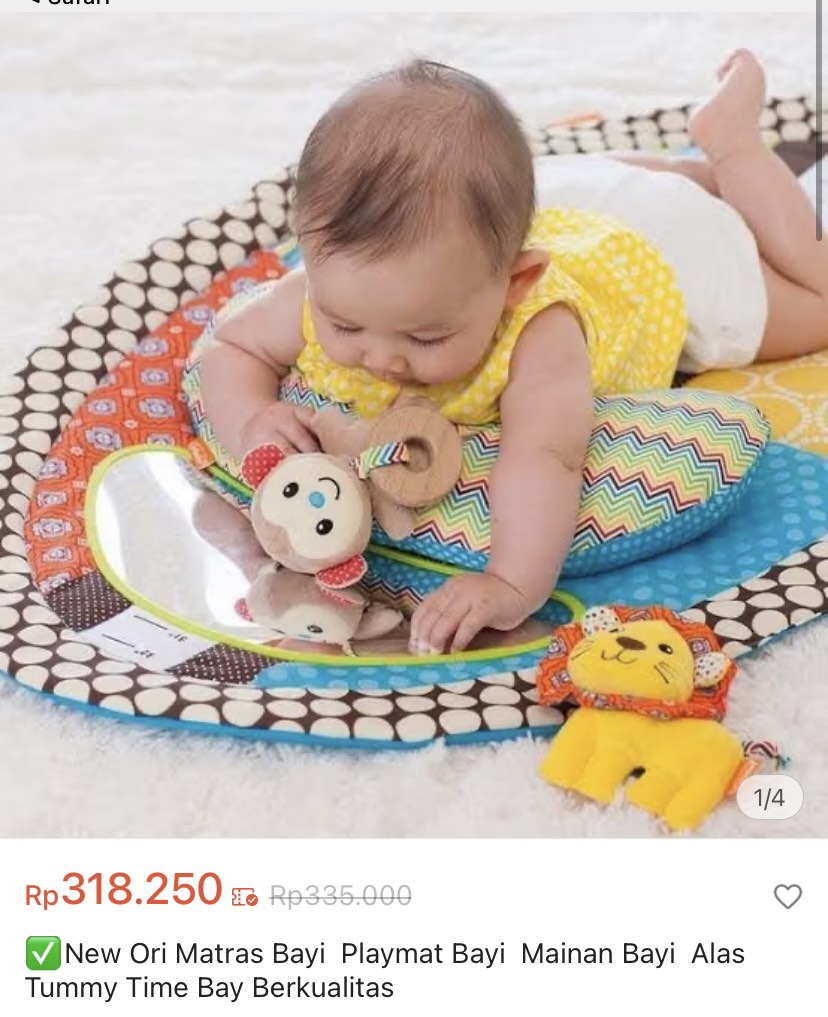 Pillot tummy atau play mate tummy time SOZZY, Bayi & Anak, Lainnya di Carousell