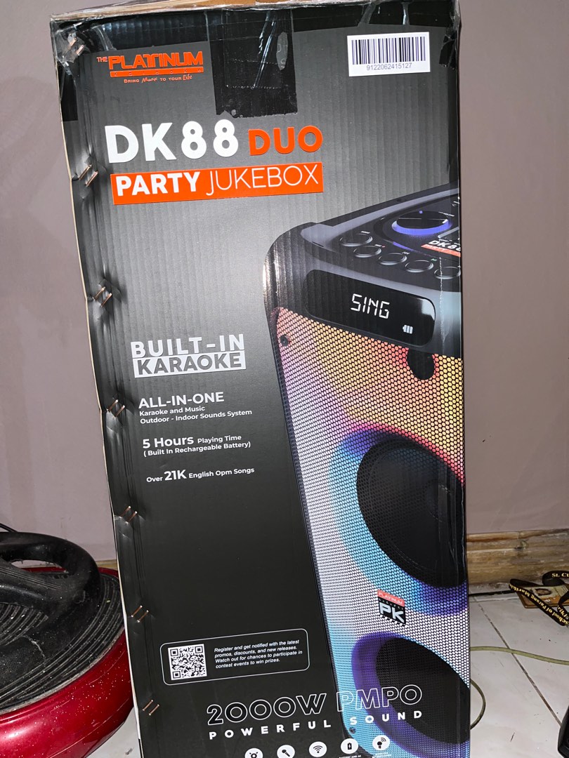Platinum DK88 DUO PARTY JUKEBOX, Audio, Soundbars, Speakers ...