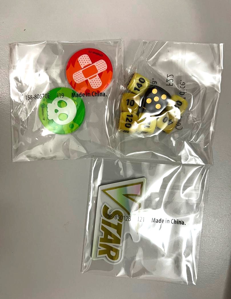 Pokemon TCG Playing Dice, Damage Counters, Vstar counter, Hobbies ...