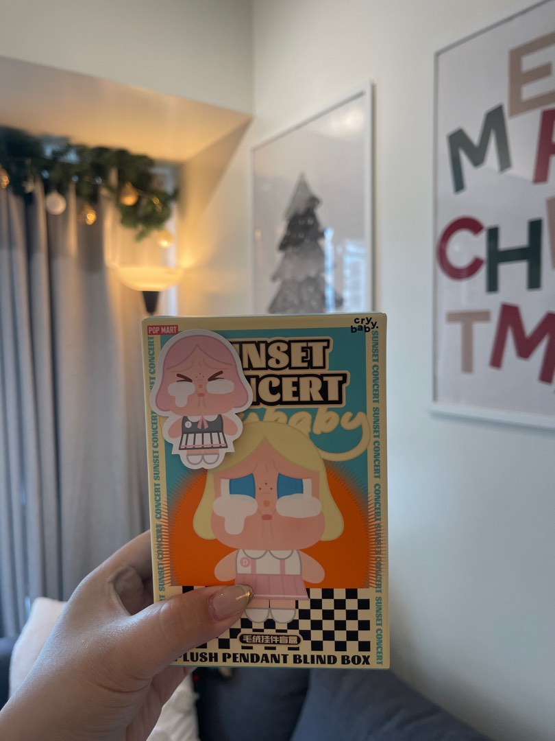 Pop Mart Sunset Cry Baby - Pink Grey, Hobbies & Toys, Toys & Games on ...