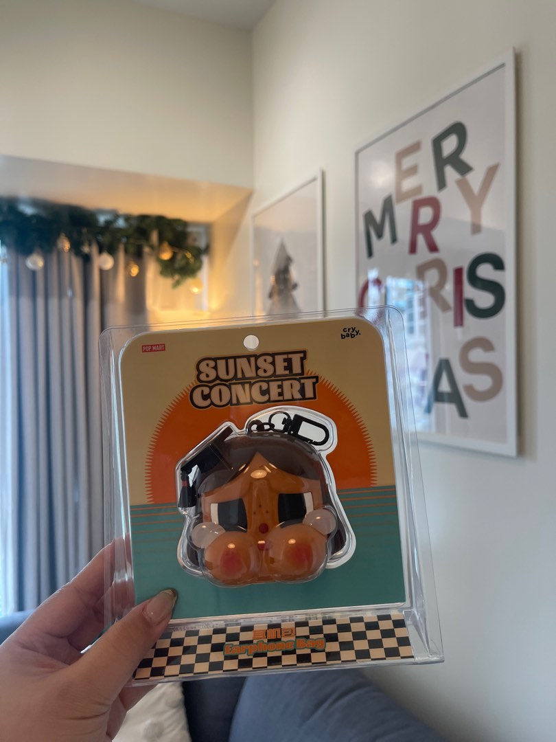 Pop Mart Sunset Cry Baby Earphone Case, Hobbies & Toys, Toys & Games on ...