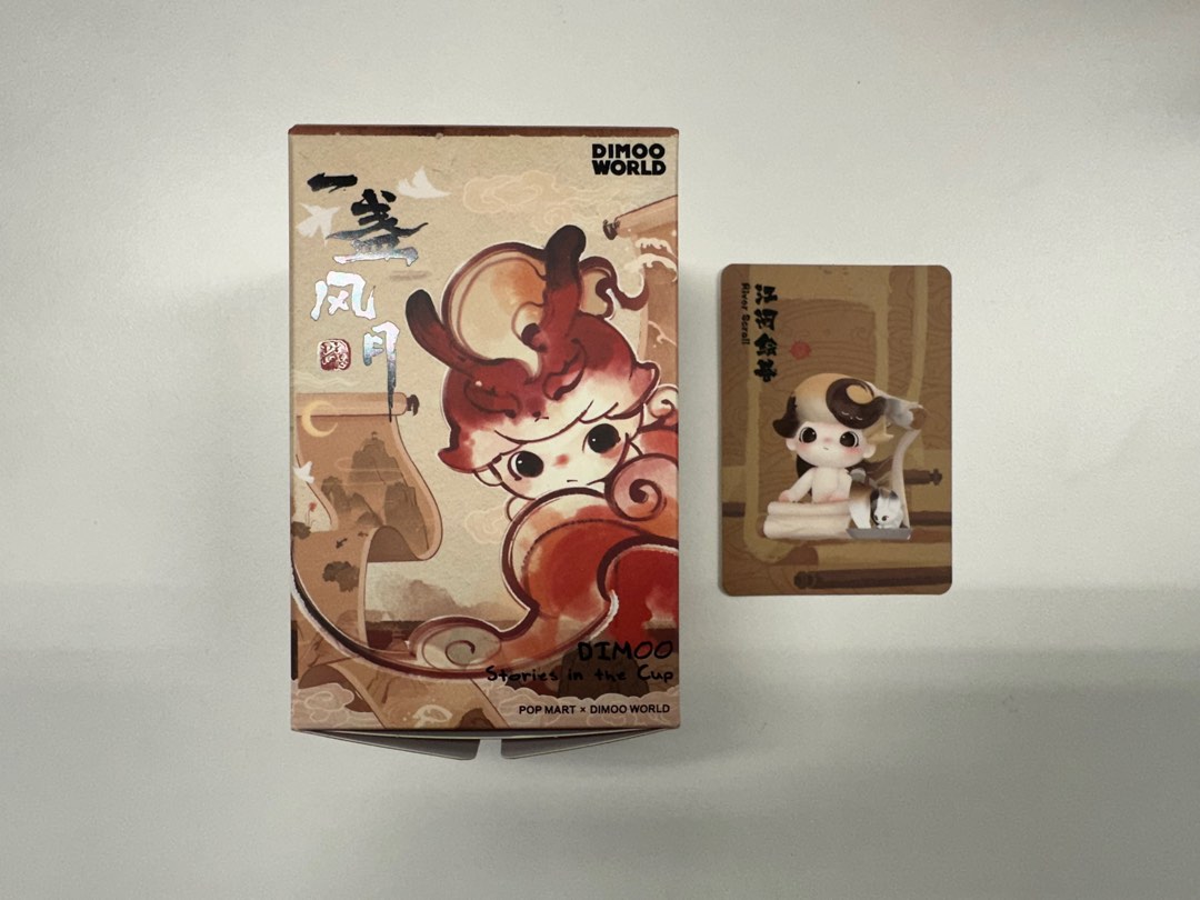 Popmart Dimoo Stories in The Cup Series (River Scroll), Hobbies & Toys ...