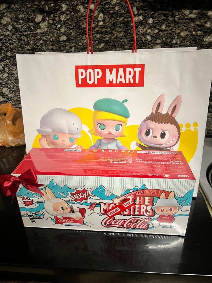 [POPMART] Labubu Coca Cola Figurine Set, Hobbies & Toys, Toys & Games ...