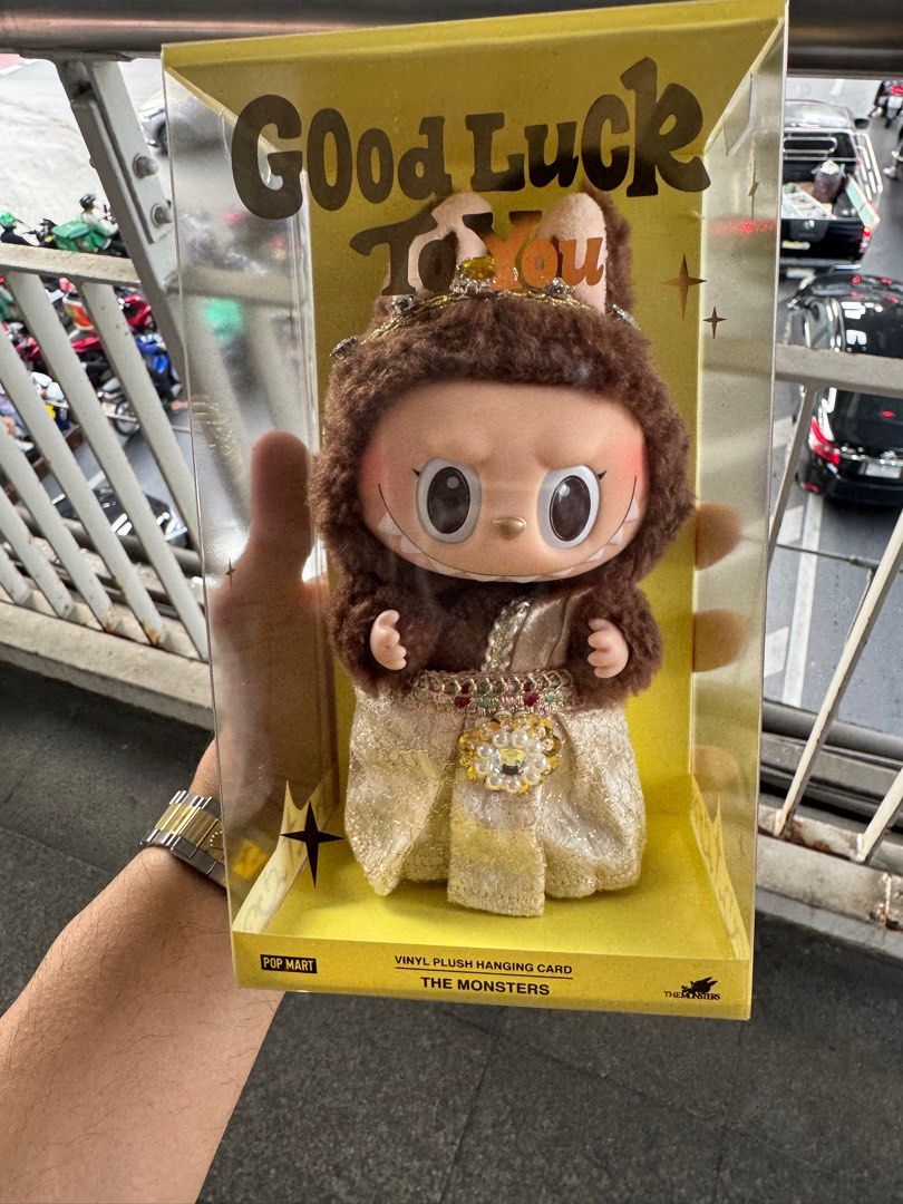 popmart labubu good luck to u, Hobbies & Toys, Toys & Games on Carousell