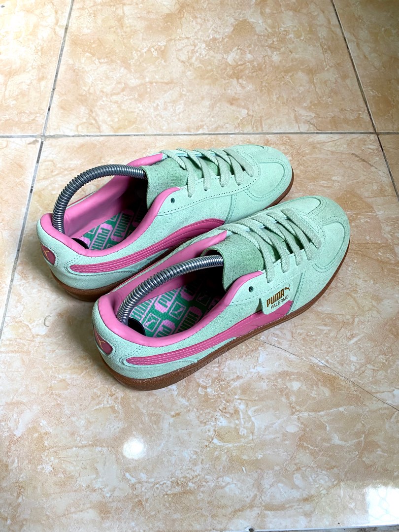 PUMA PALERMO, Fesyen Pria, Sepatu , Sneakers di Carousell