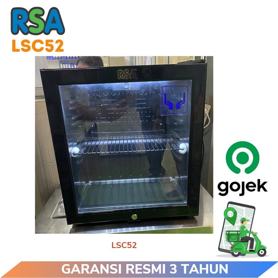 RSA SHOWCASE LSC-52 RSA LSC 52 DISPLAY COOLER LEMARI PENDINGIN MINIBAR ...
