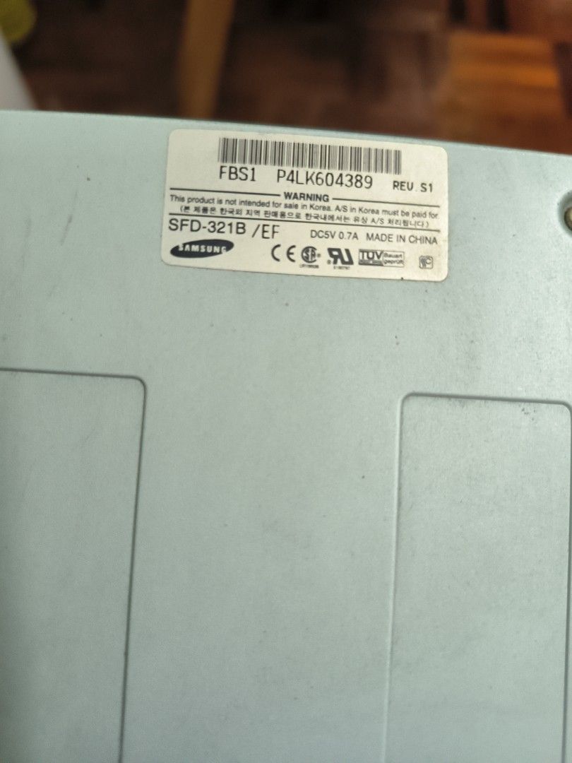 Samsung floppy disk drive, Computers & Tech, Parts & Accessories, Other ...