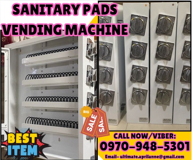 Sanitary Pads vending Machine Or Pads Vendo machine, Commercial ...