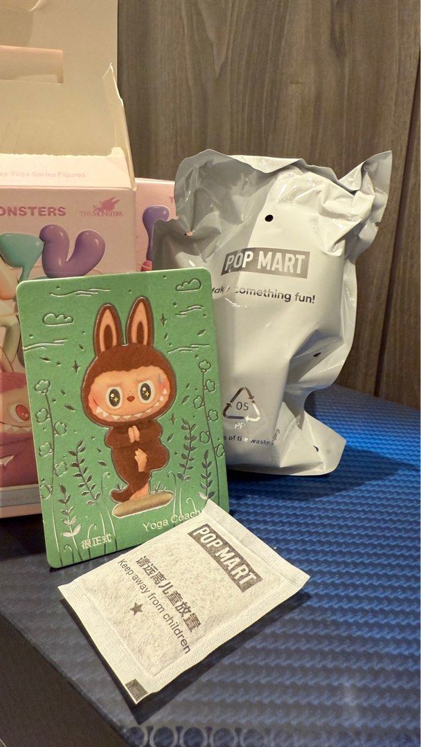 Secret Yoga Coach! POP MART LABUBU THE MONSTERS Lazy Yoga Series Figure ...