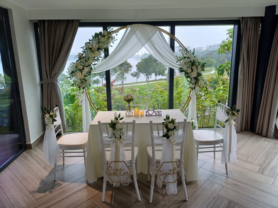 [Set Up] Solemnisation | Rom decor set up, Lifestyle Services, Event ...