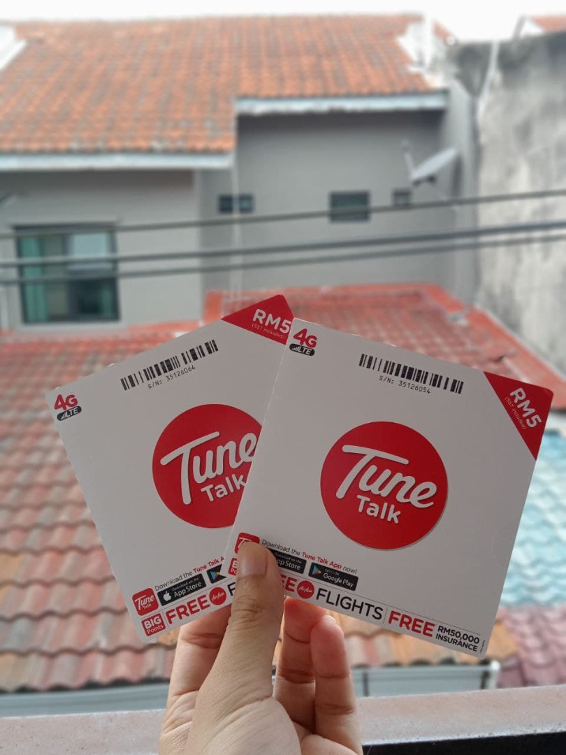 Sim Card Kad Plan Tunetalk Halo Daftar Baru atau kekal No lama, Mobile ...