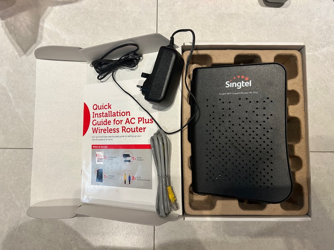 Singtel WiFi Gigabit Router AC Plus, Computers & Tech, Parts ...
