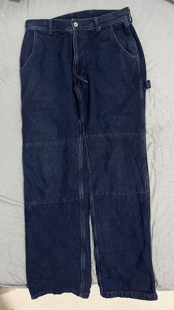 Snow Peak Indigo Noragi Denim Pants, Men's Fashion, Bottoms, Jeans on ...