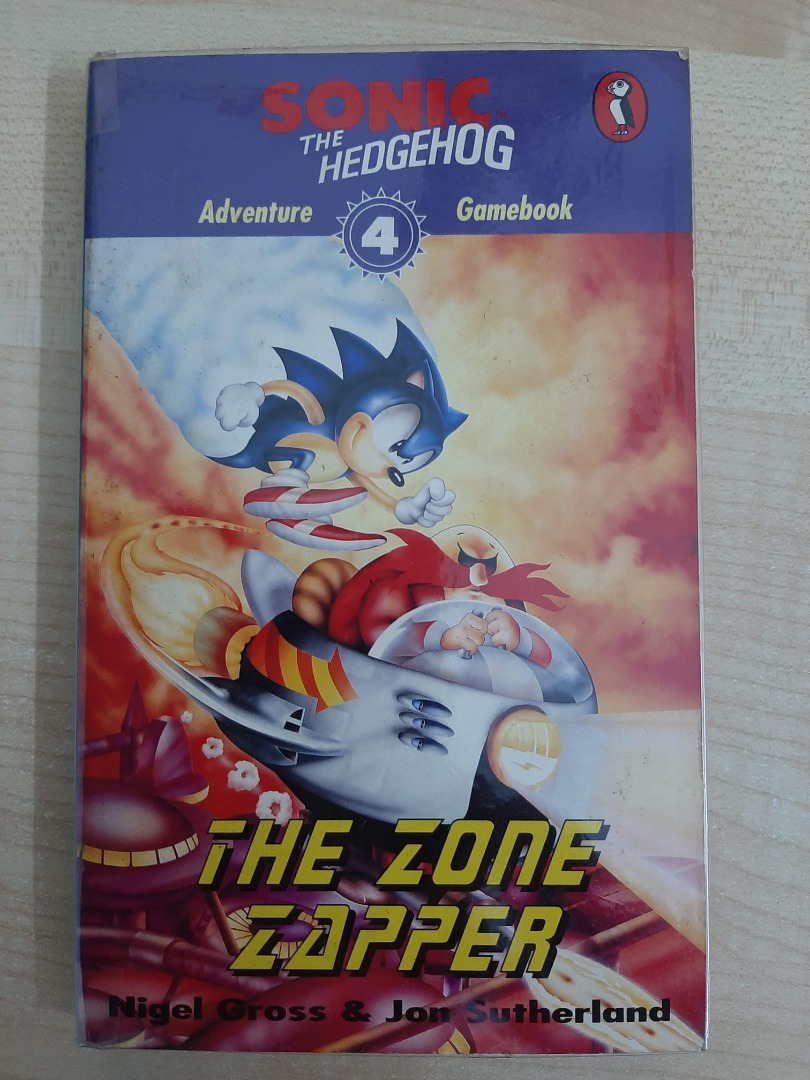 Sonic the Hedgehog Adventure Gamebook #4 - The Zone Zapper by Nigel ...