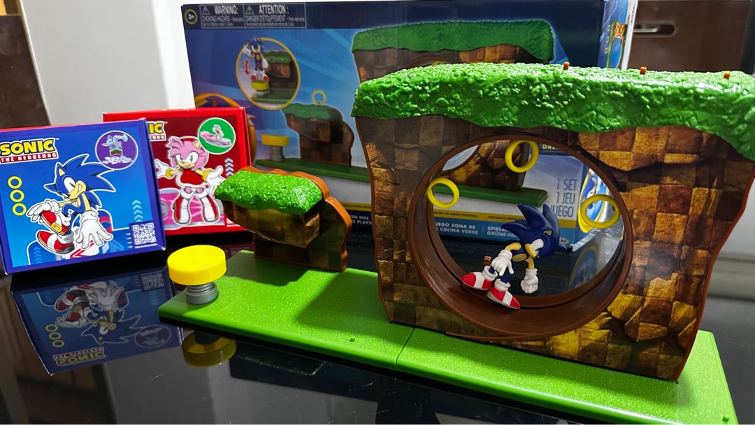 Sonic The Hedgehog Green Hill Zone Playset, Hobbies & Toys, Toys ...