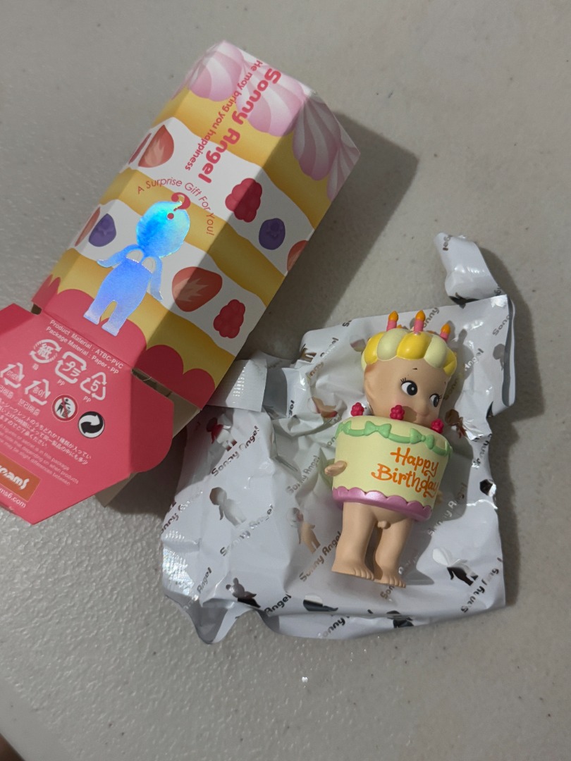 Sonny Angel Birthday Gift Series - Lemon Cake, Hobbies & Toys, Toys ...