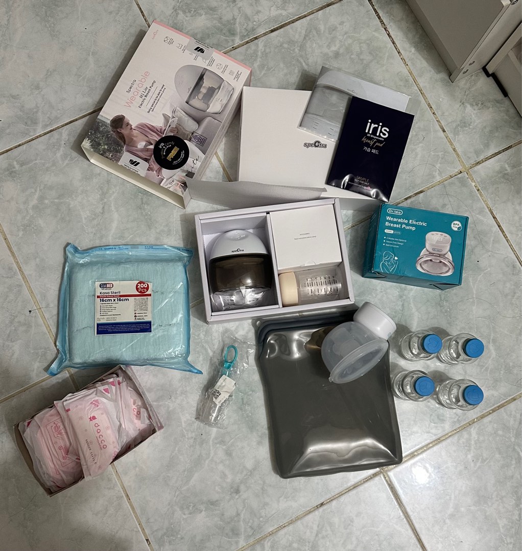 pompa asi spectra h1 lite, dr isla, botol asi, Bayi & Anak, Perawatan ...