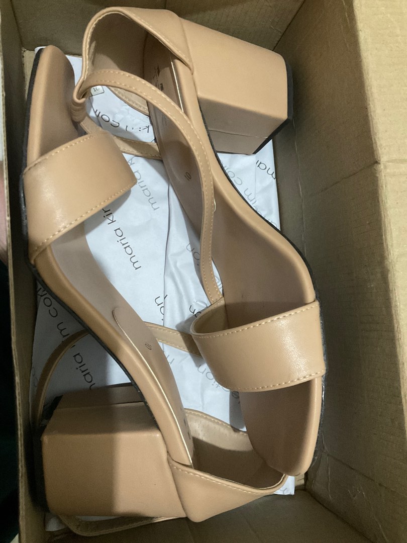 strap heels open toes ma kim collection desiree size 10, Women's ...