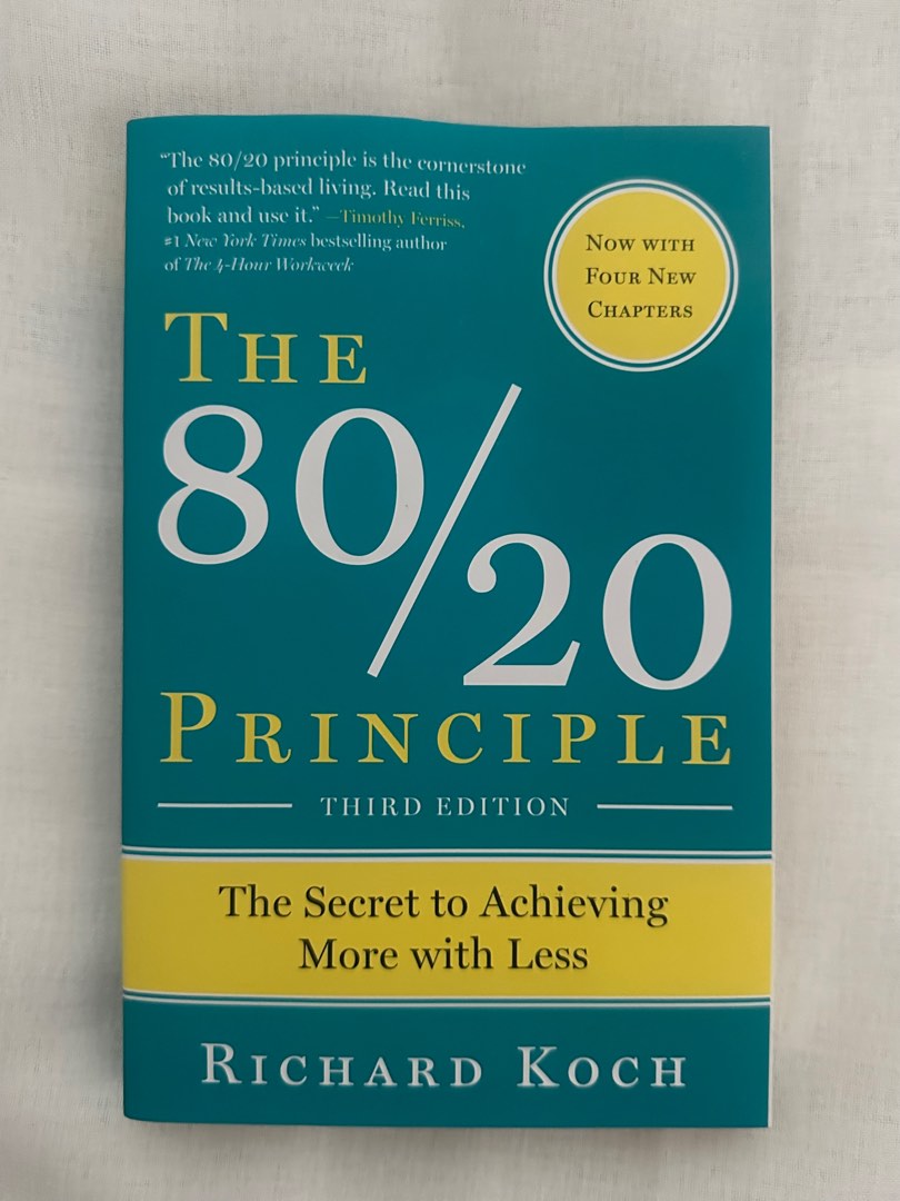 The 80/20 Principle by Richard Koch, Hobbies & Toys, Books & Magazines ...