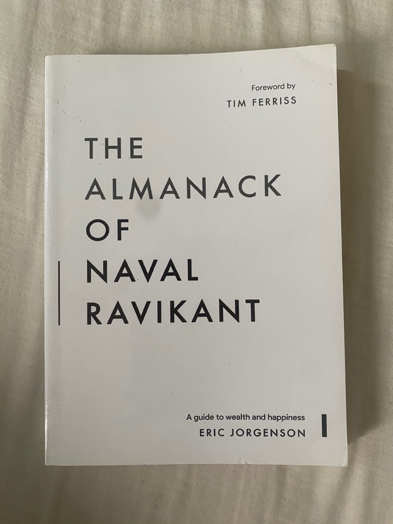 The Almanack of Naval Ravikant - Eric Jorgenson, Hobbies & Toys, Books ...