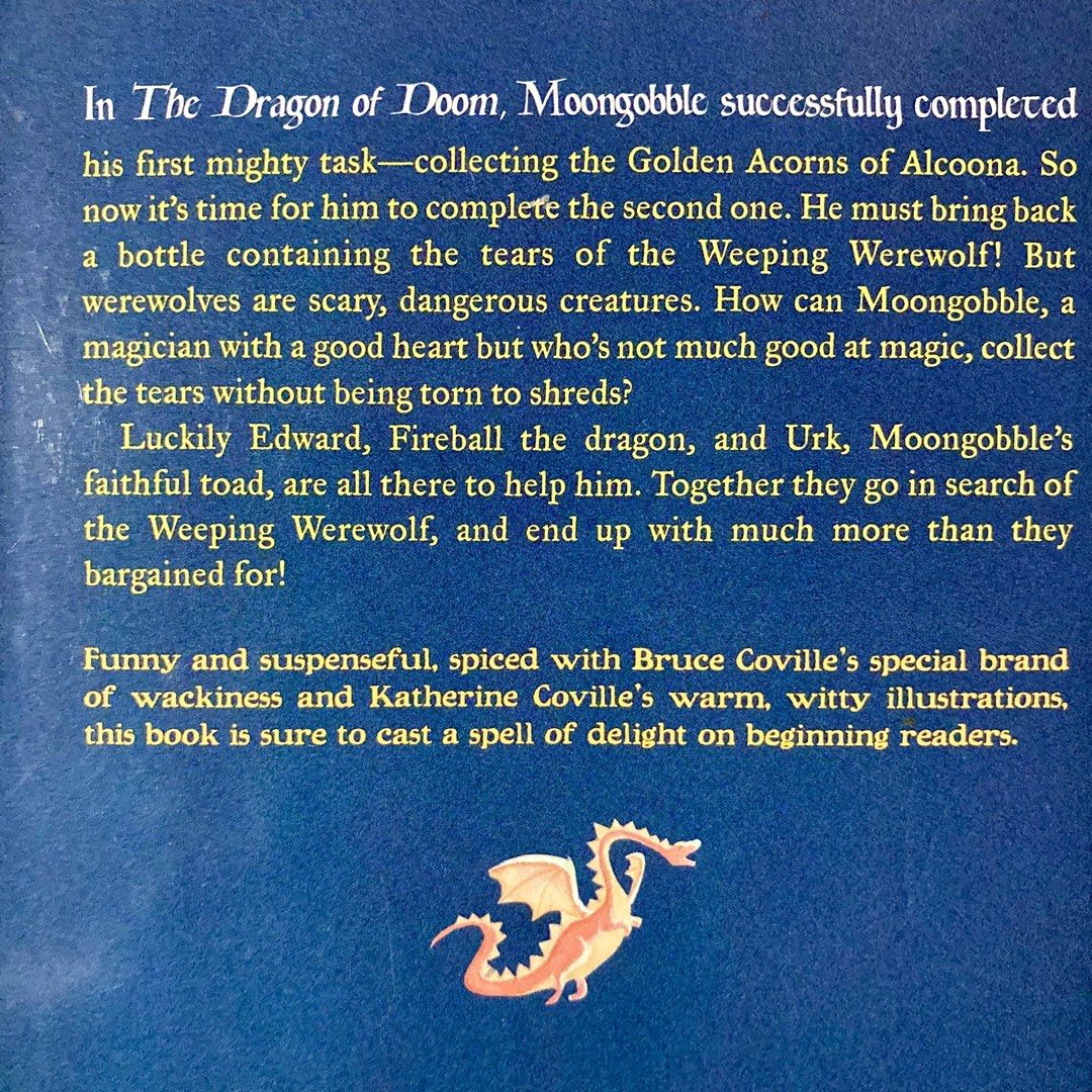 The Weeping Werewolf by Bruce Coville, Illustrated by Katherine Coville ...