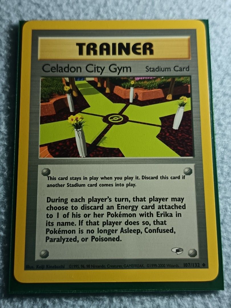 Trainer Stadium Cards Vintage Pokemon Card 1995, 96, 98 Nintendo ...