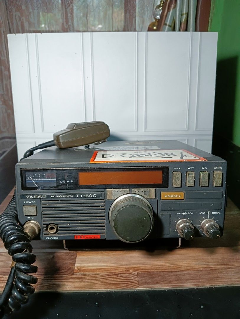 TRANSCEIVER YAESU FT-80C since 1956 Radio komunikasi antik dan lawas ...