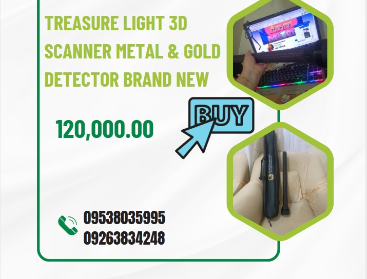 TREASURE LIGHT 3D SCANNER METAL & GOLD DETECTOR BRAND NEW, Everything ...