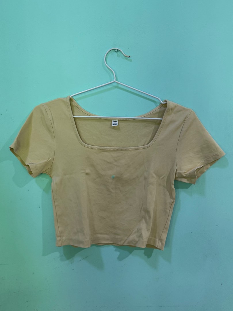 Uniqlo square cut shirt, Women's Fashion, Tops, Shirts on Carousell