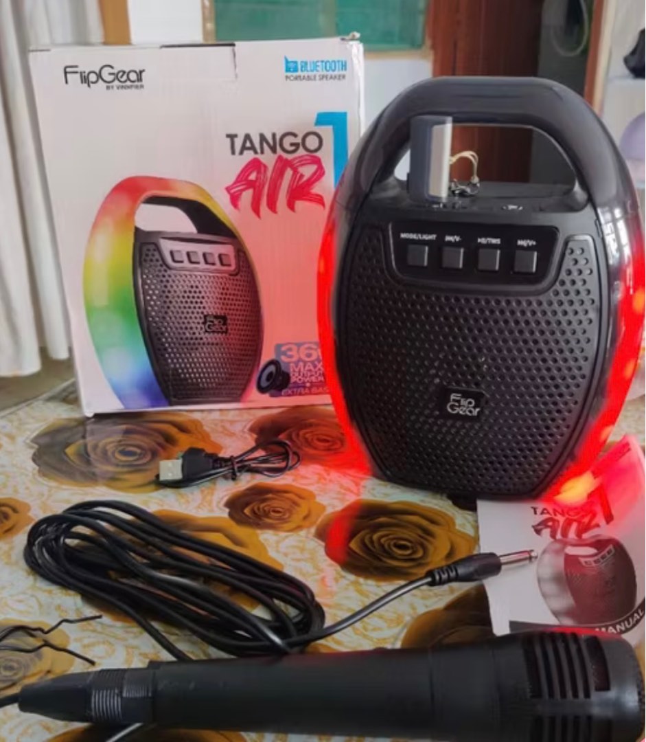 Vinnfier Tango Air 1 Portable Speaker with Wired Microphone, Bluetooth, Audio, Soundbars ...