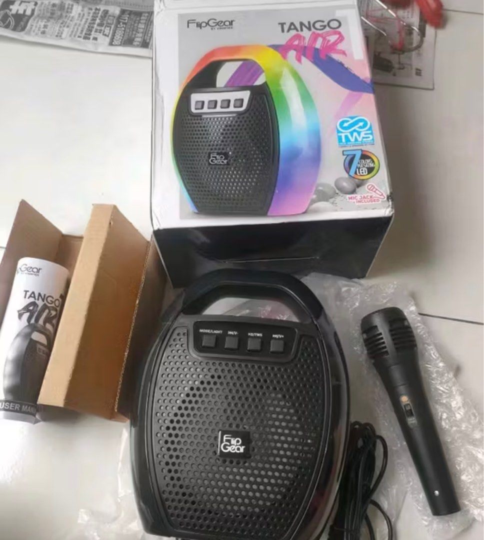 Vinnfier Tango Air 1 Portable Speaker with Wired Microphone, Bluetooth, Audio, Soundbars ...