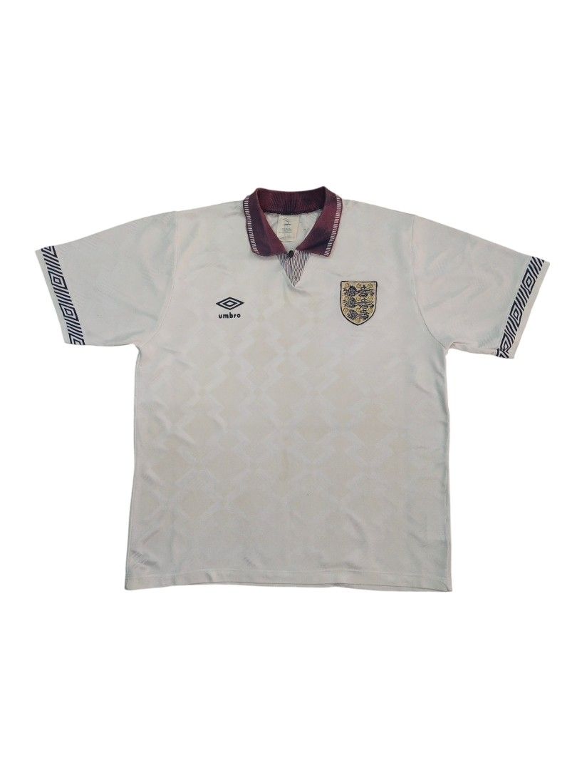 Vintage England Jersey 90s, Men's Fashion, Tops & Sets, Tshirts & Polo ...