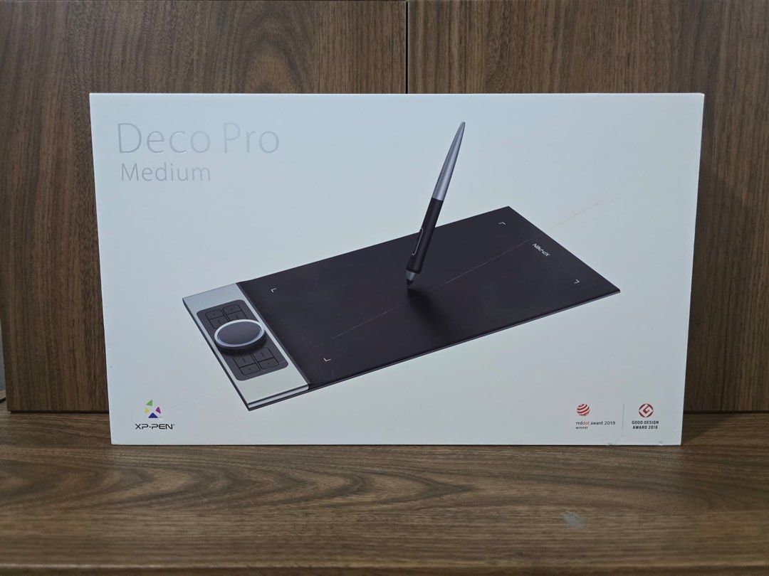 XP-PEN DECO PRO (MEDIUM) Drawing Tablet (USB A to type C cable ...